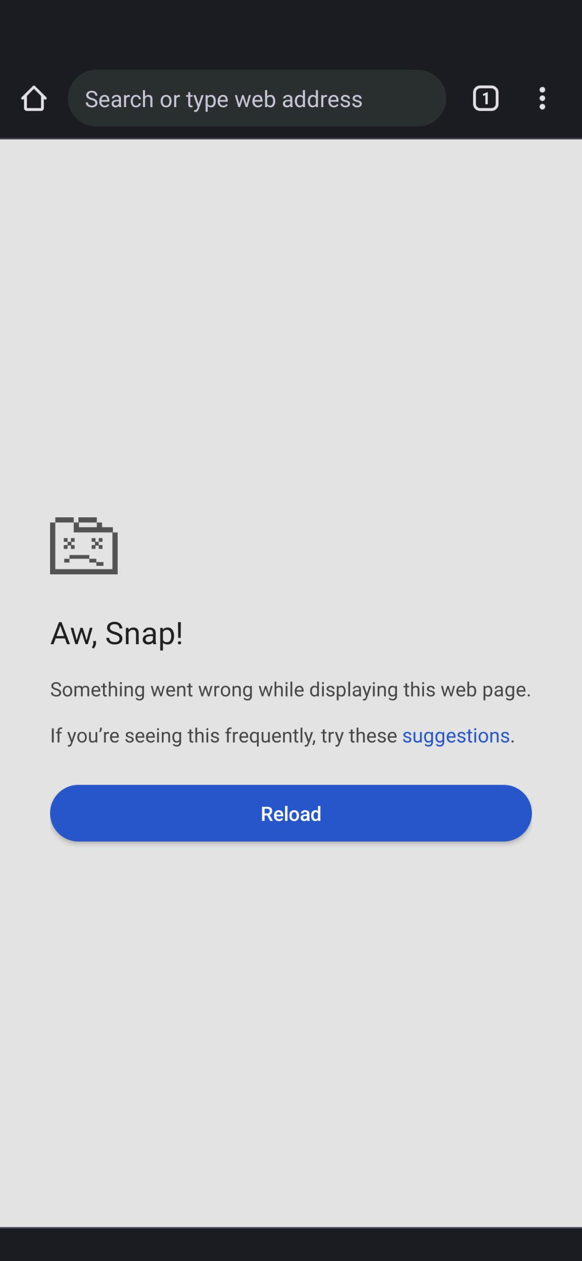 "Can't open this page" and "Aw, Snap!" errors - Google Pixel · Issue #123 · uazo/bromite ...