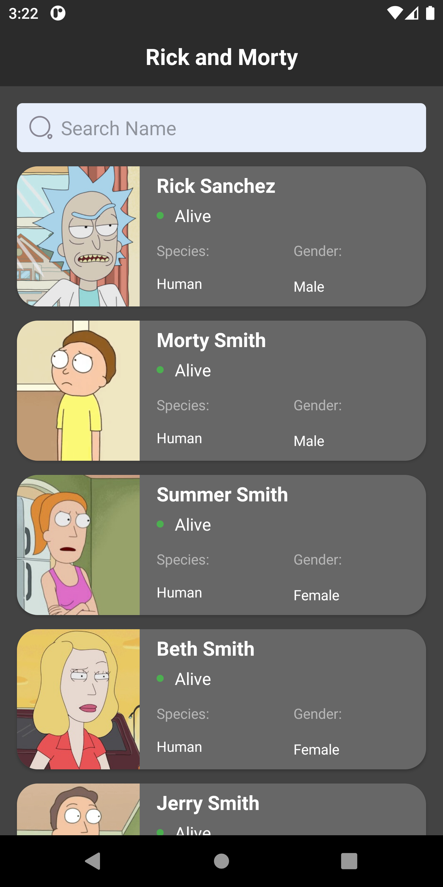 GitHub - prosperian/RickAndMorty