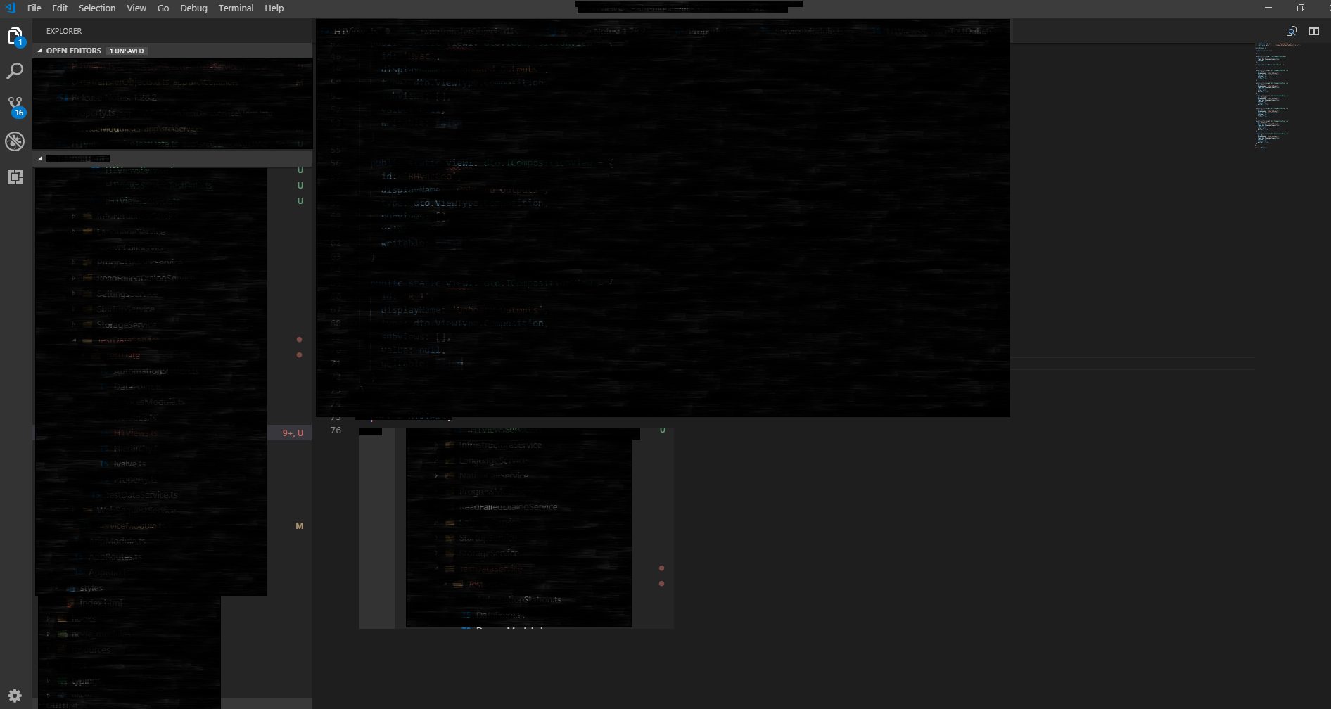Random clipped part appearing on editor · Issue #61677 · microsoft ...