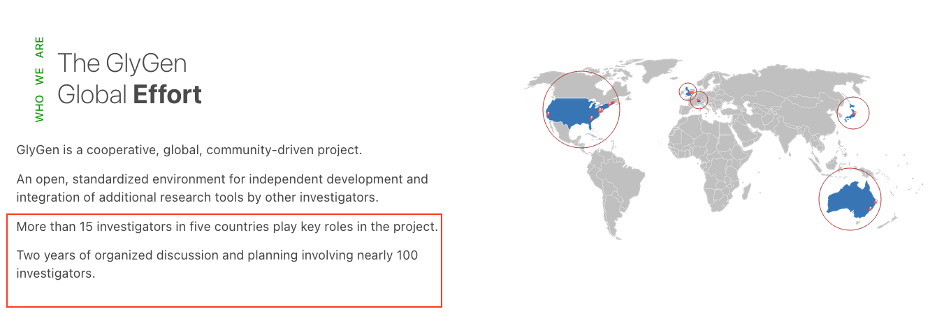 About us page text · Issue #170 · glygener/glygen-issues · GitHub