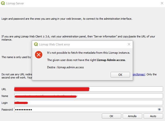 Login and pwd shouldn't be mandatory in the information panel · Issue ...