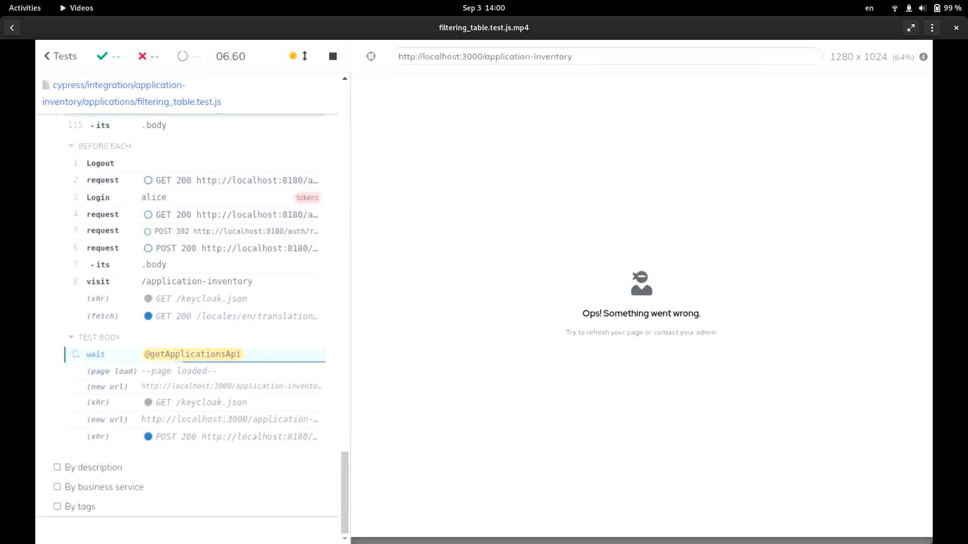 Cypress execution fires "SidebarApp suspended while rendering" error · Issue #238 · migtools ...