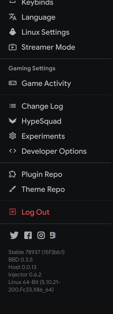[Bug]Missing plugin and theme settings · Issue #584 · BetterDiscord/BetterDiscord · GitHub