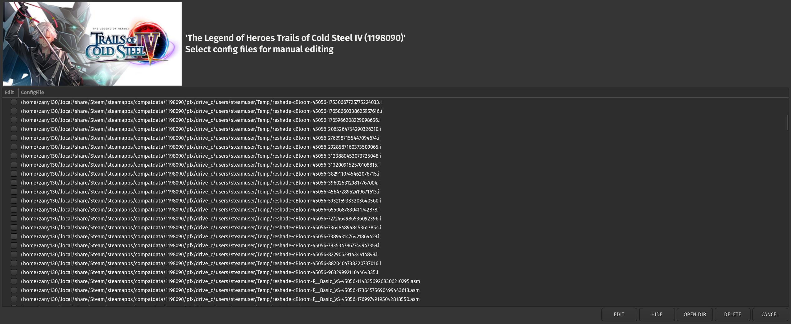 Editor finds unwanted files (reshade temp files) · Issue #525 · sonic2kk/steamtinkerlaunch · GitHub