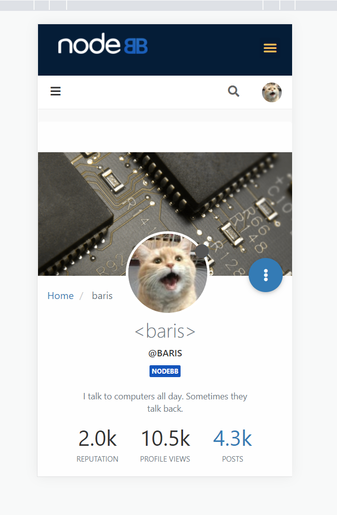 profile top padding wrong · Issue #43 · NodeBB/nodebb-theme-community · GitHub