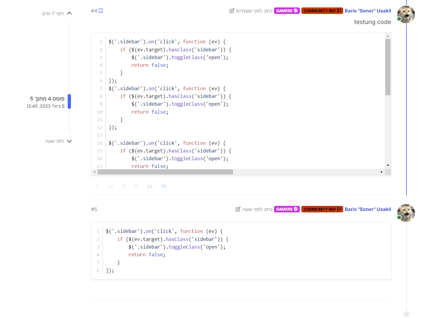 Code Display In Rtl · Issue 11806 · Nodebbnodebb · Github 