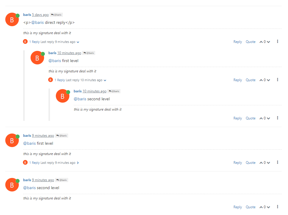 [Feature request] Threaded replies · Issue #7319 · NodeBB/NodeBB · GitHub