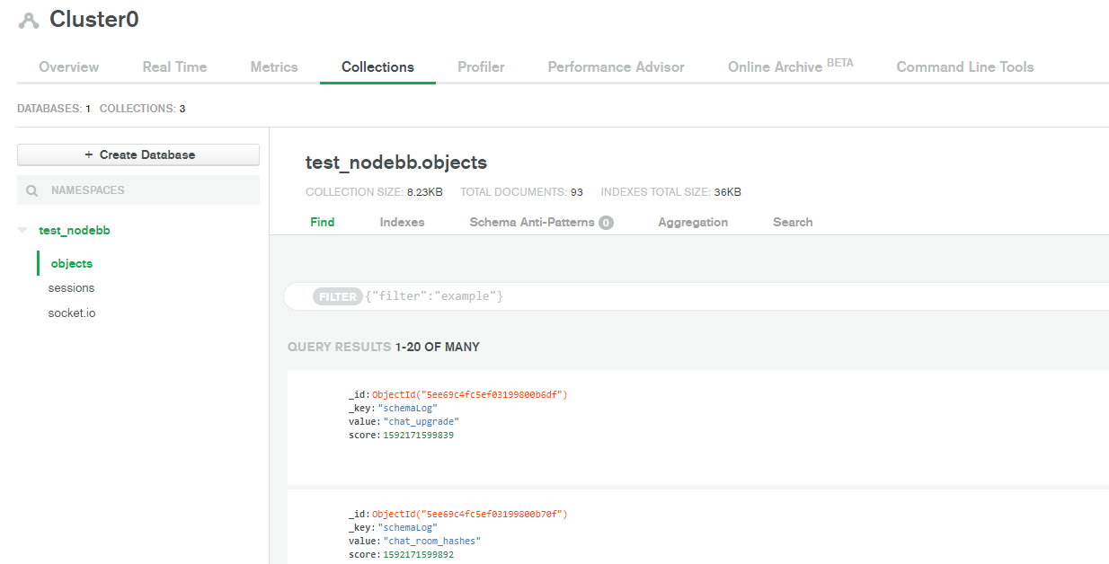 NodeBB incompatible with MongoDB Atlas · Issue #8401 · NodeBB/NodeBB · GitHub