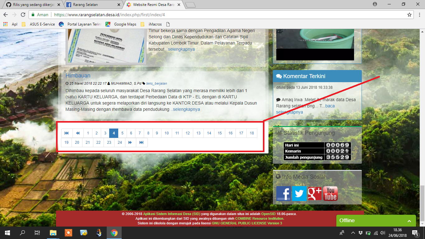 Ketika Artikel Terlalu banyak Tanda Panah menunjukkan alamat ikut kebawah · Issue #1121 ...