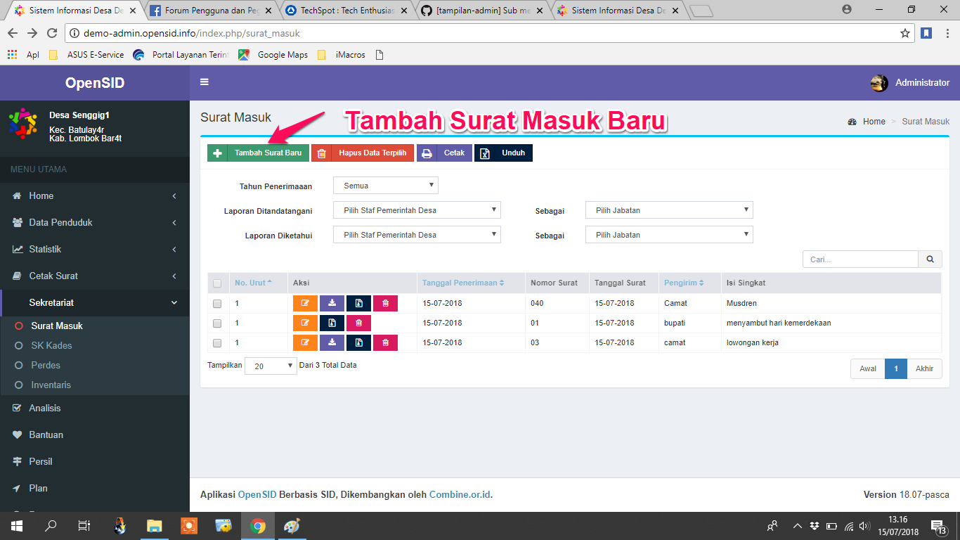 [tampilan admin] perlu ditambahkan kata masuk · Issue #1314 · OpenSID/OpenSID · GitHub