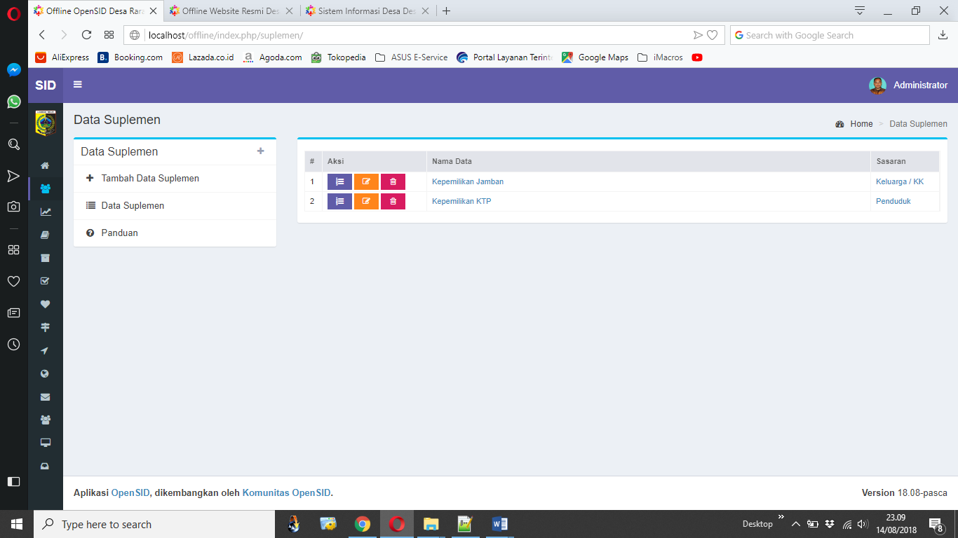 menu suplemen tidak memiliki paginasi · Issue #1613 · OpenSID/OpenSID · GitHub