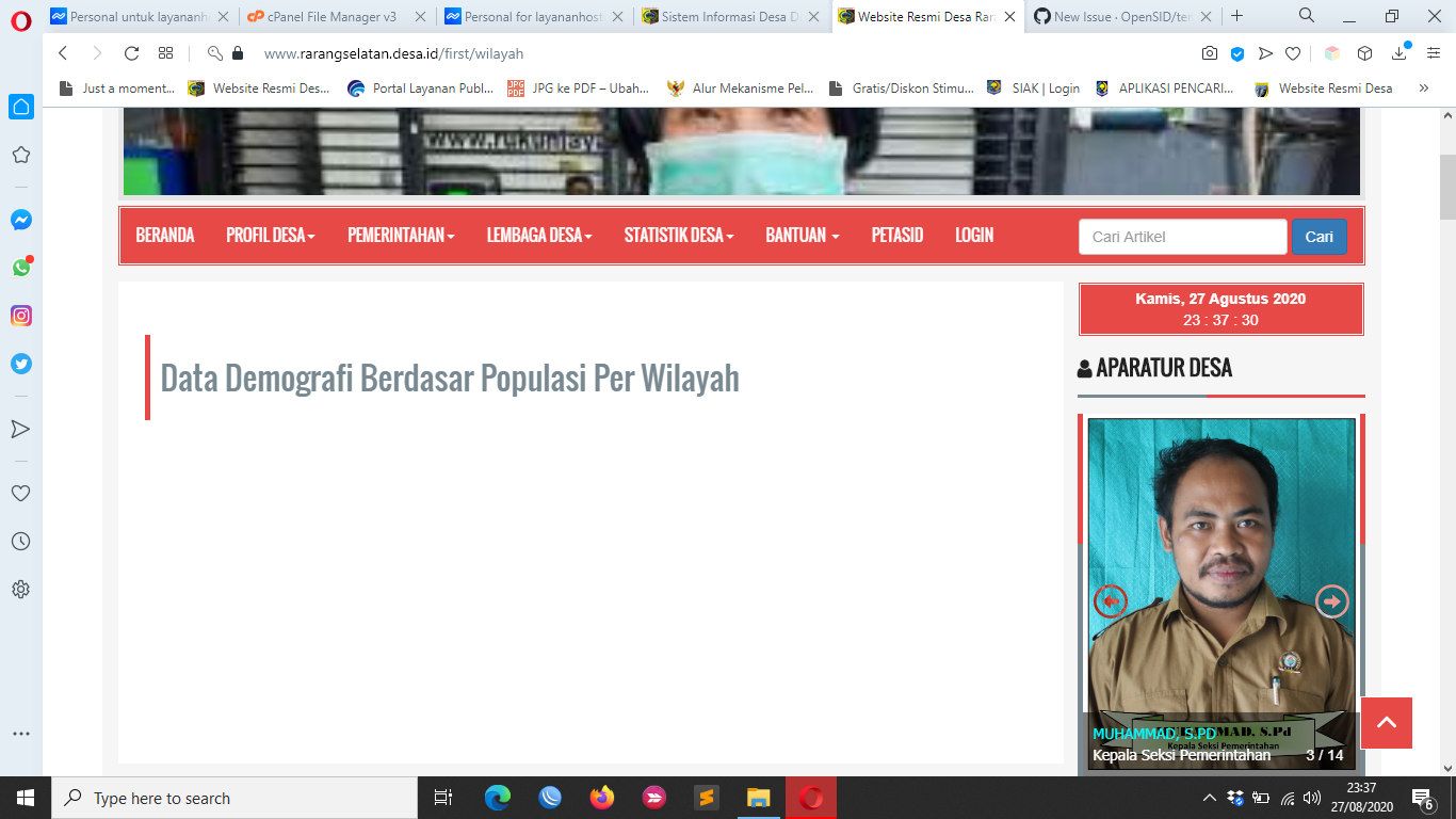 Data Demografi Berdasar Populasi Per Wilayah blank · Issue #54 · OpenSID/tema-natra · GitHub