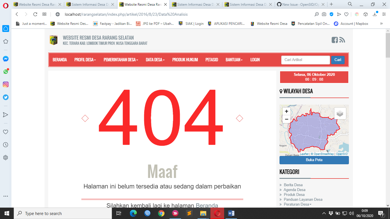 Batasi Akses Menu Web Untuk Dataanalisis · Issue 3624 · Opensid