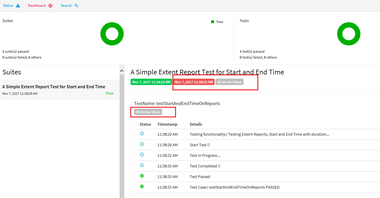 Extent Reports 3.0.7v : End time and Duration of overall test is ... Extent Reports 3.0.7v : End time and Duration of overall test is ...