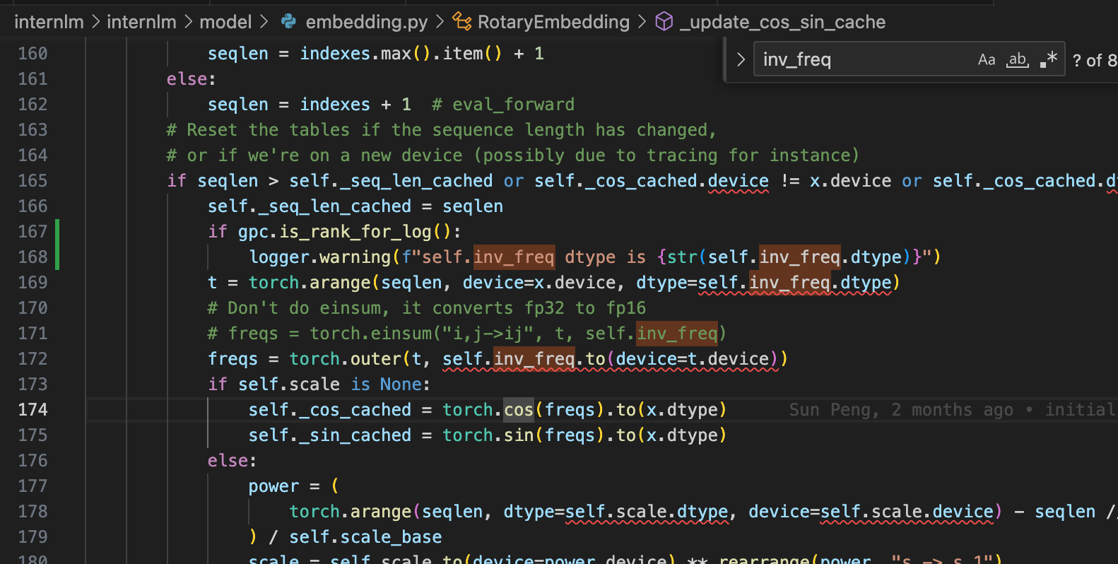 [Bug] position embedding 在进入buffer后会跟随model 改为bfloat16 · Issue #237 · InternLM/InternLM · GitHub