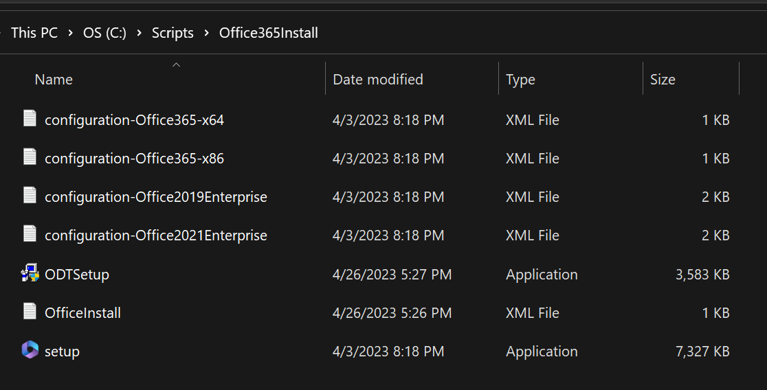 Download location of installation files during setup.exe configure step ...