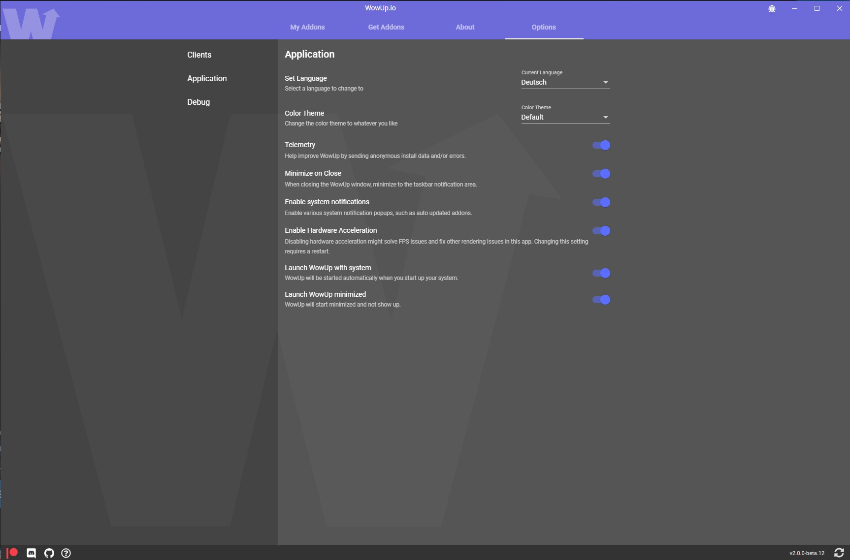 Set Language dosnt work · Issue #412 · WowUp/WowUp · GitHub