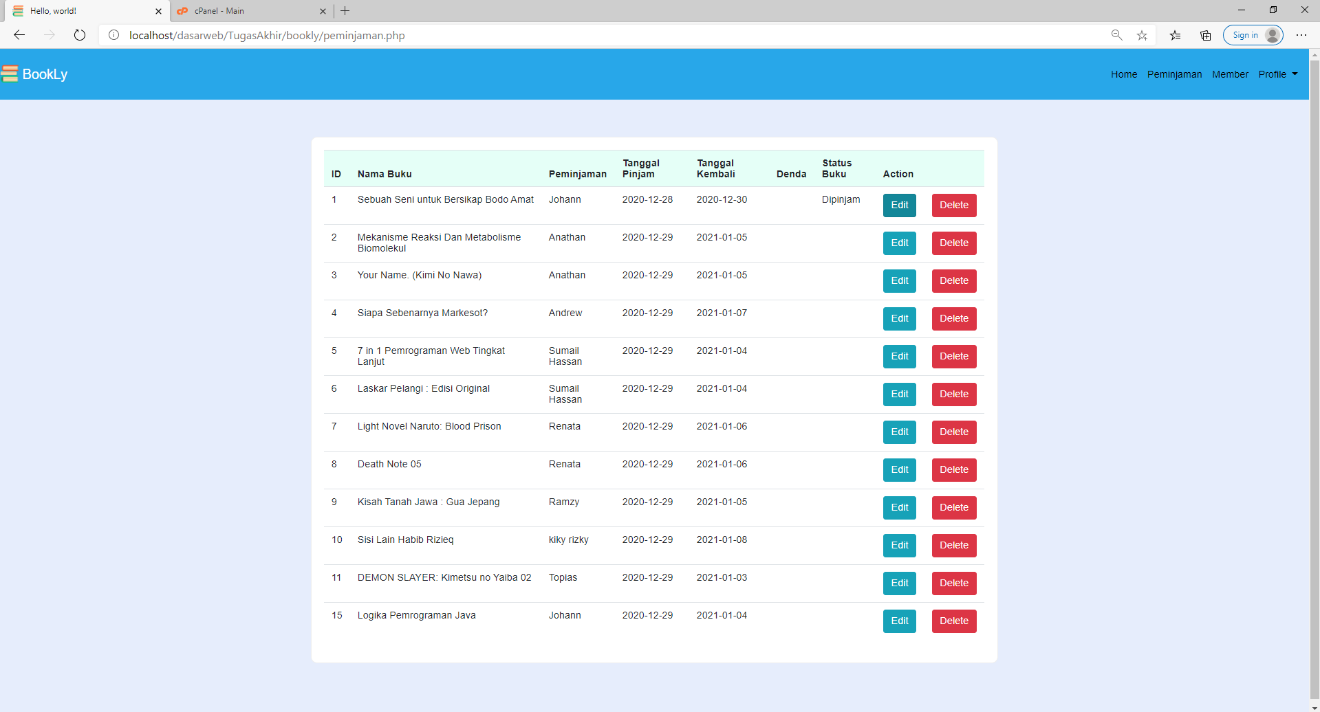 GitHub - agungadi/bookly: Sistem Informasi Perpustakaan Online dengan PHP Native