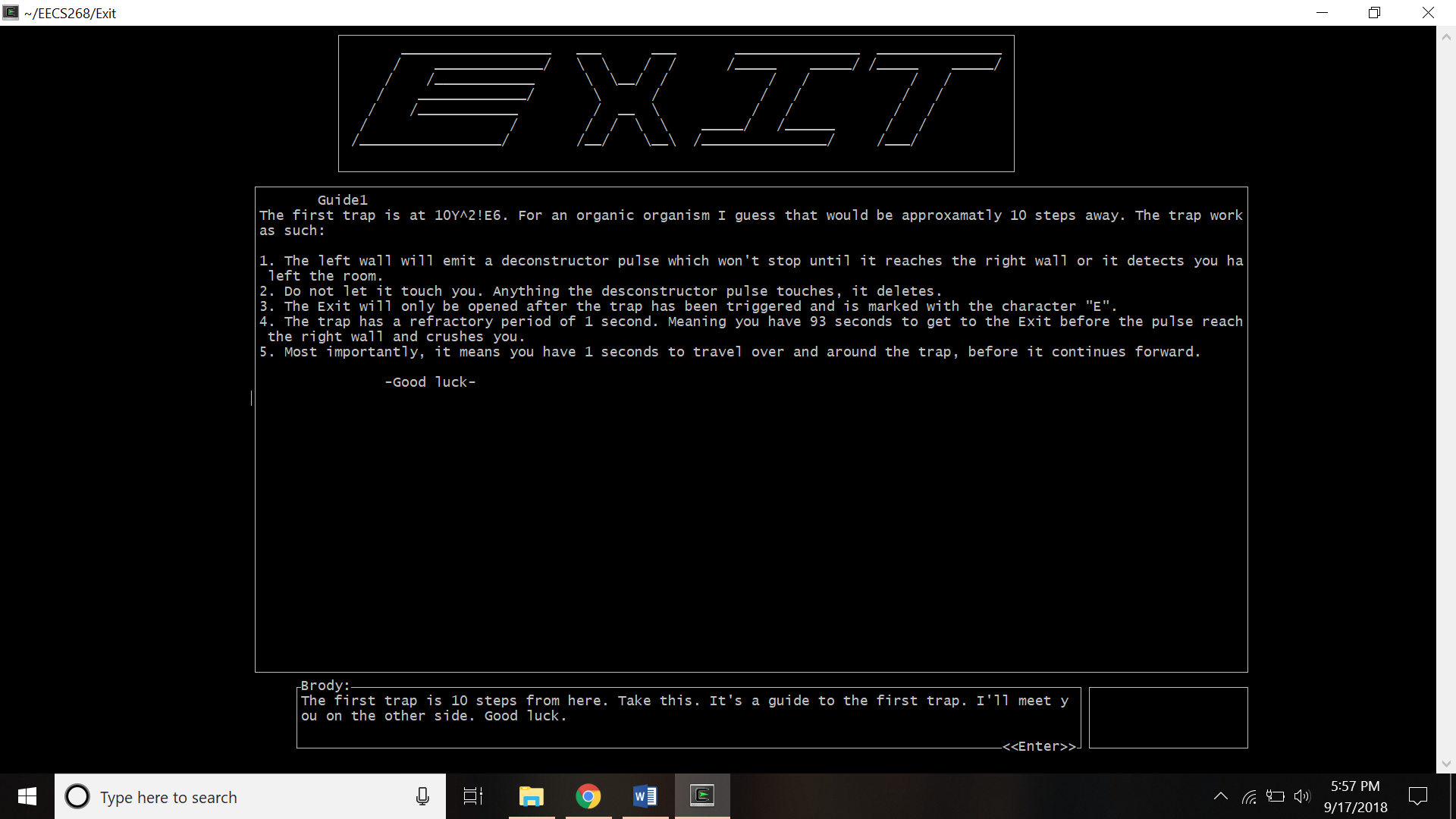 GitHub - bcverdict/Procedural-Generation-in-Terminal-Game