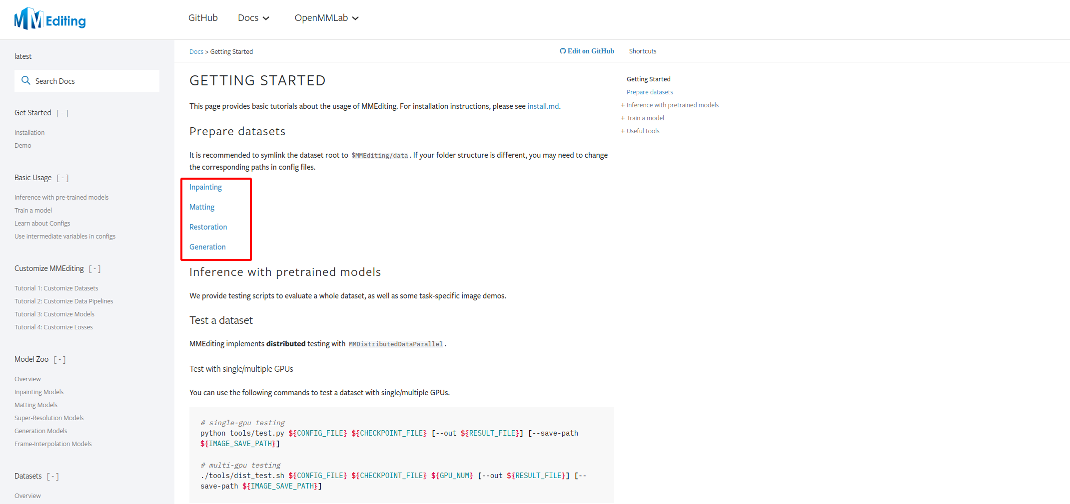 Prepare datasets is 404~ · Issue #1038 · open-mmlab/mmagic · GitHub