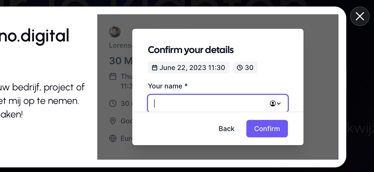 Embed Details Modal Has Weird Height · Issue 9623 · Calcom · Github 