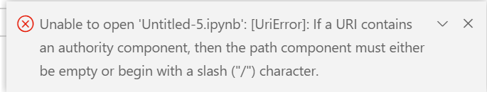 python create new blank jupyter notebook error · Issue #106534 · microsoft/vscode · GitHub