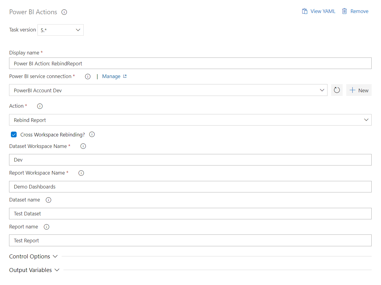 Rebind report to a dataset in another workspace · Issue #315 · maikvandergaag/msft-extensions ...