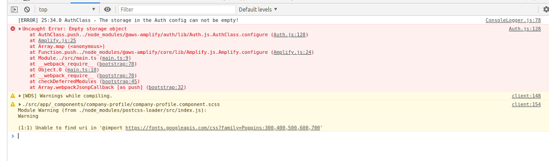 Using Ssionstorage As Auth Storage Broken · Issue 3284 · Aws Amplifyamplify Js · Github