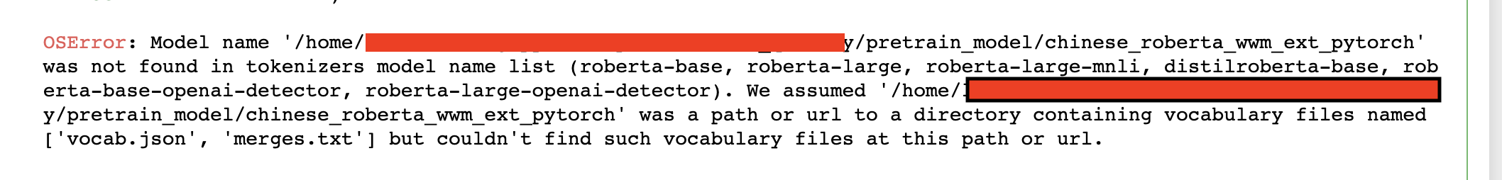 help: couldn't find such vocabulary files at this path or url · Issue #2319 · huggingface ...