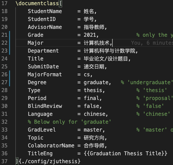 documentclass 无效 · Issue #85 · TheNetAdmin/zjuthesis · GitHub