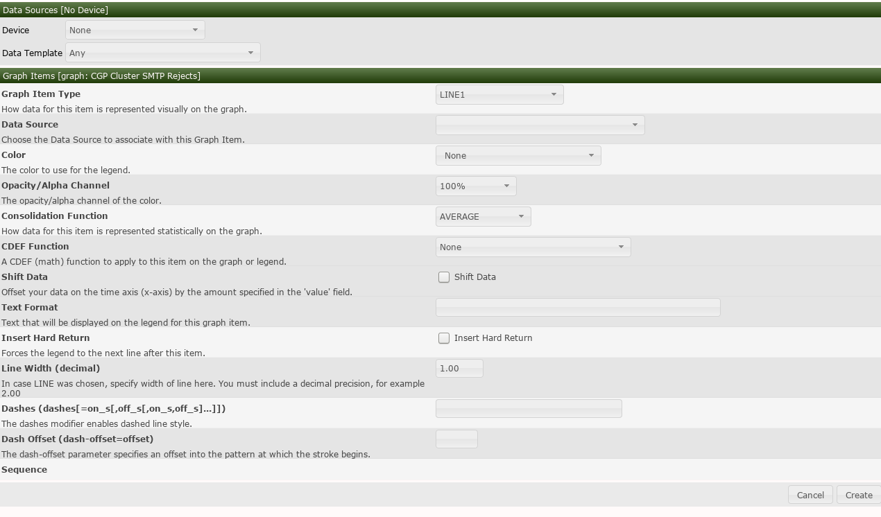 GUI filtering enhancement wanted when generating graphs not belonging to a certain device ...