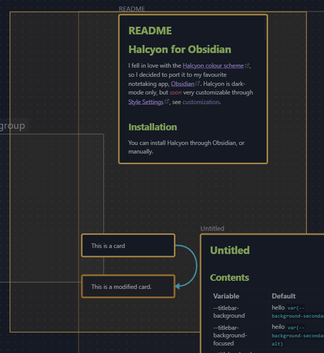 Canvas Selection Tool invisible · Issue #4 · dbarenholz/halcyon-obsidian · GitHub