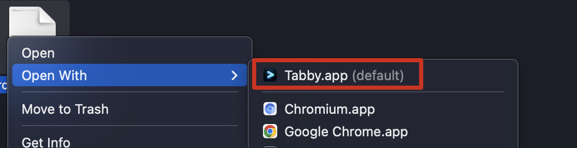Can not open .sh file and run it · Issue #6406 · Eugeny/tabby · GitHub