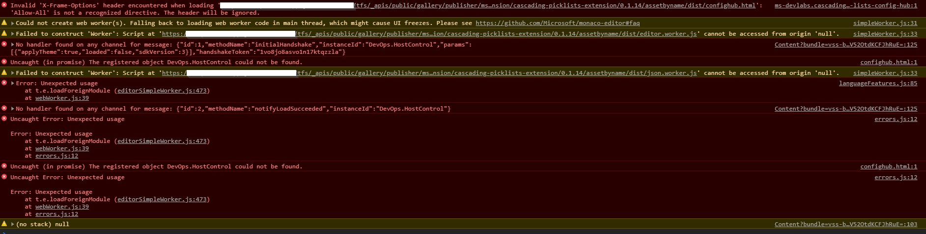 Extension Fails To Load In Tfs 20182 On Premise · Issue 38 · Microsoftazure Devops Extension