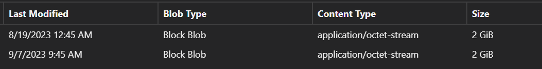 Block Blob Size in GiB are rounded · Issue #7296 · microsoft/AzureStorageExplorer · GitHub