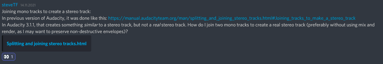 Smart Clips. The function to synchronize left and right channels to ...
