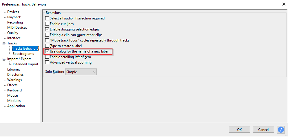 Clip Names. Audacity crashes when a user clicks 'Cancel' at clip ...