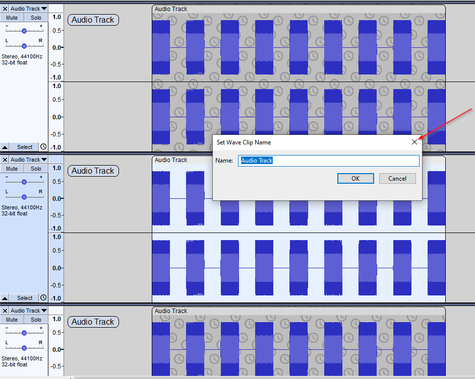 Clip Names Audacity Crashes When A User Clicks Cancel At Clip Renaming Dialog · Issue 2198