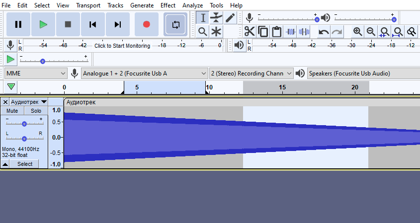 Playback looping. The waveform selection affects the start point of ...