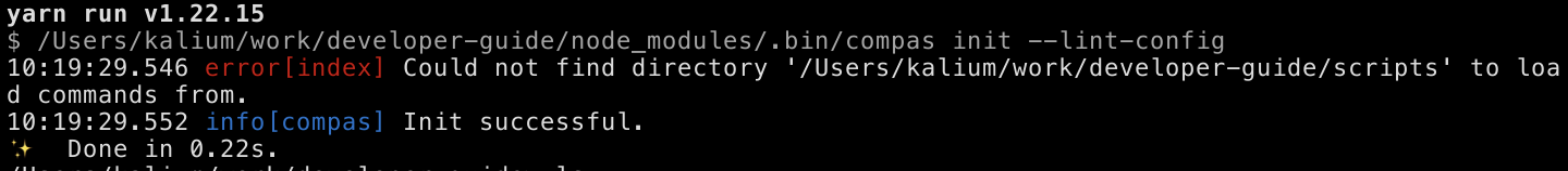 cli: don't show error when lacking ./scripts · Issue #1591 · compasjs/compas · GitHub