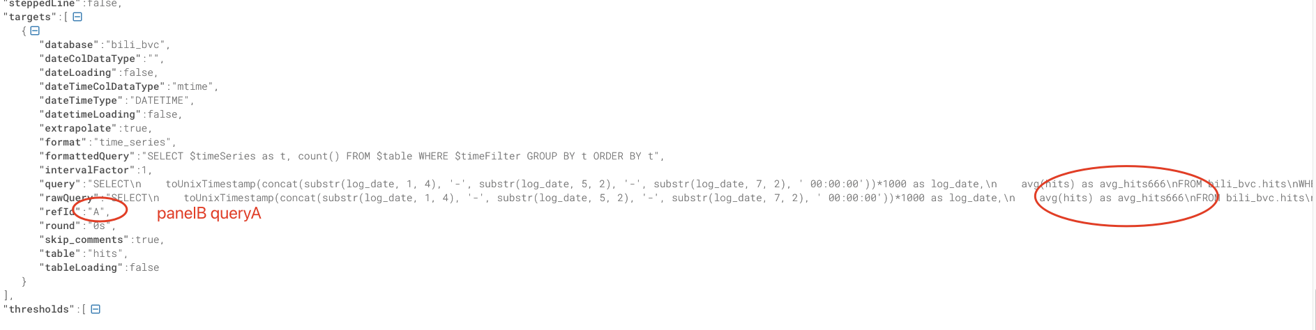 rawQuery occasionally do not match query in panel json · Issue #406 · Altinity/clickhouse ...