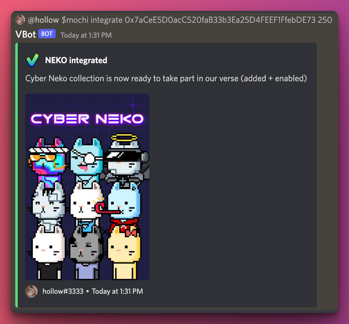 fix: polish nft integrate command by tuanddd · Pull Request #251 · consolelabs/mochi-discord ...