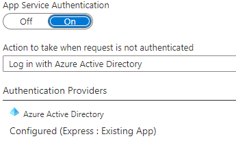 Standalone Server hosted in Azure App Service with Easy Authentication prompting CORS Issue ...