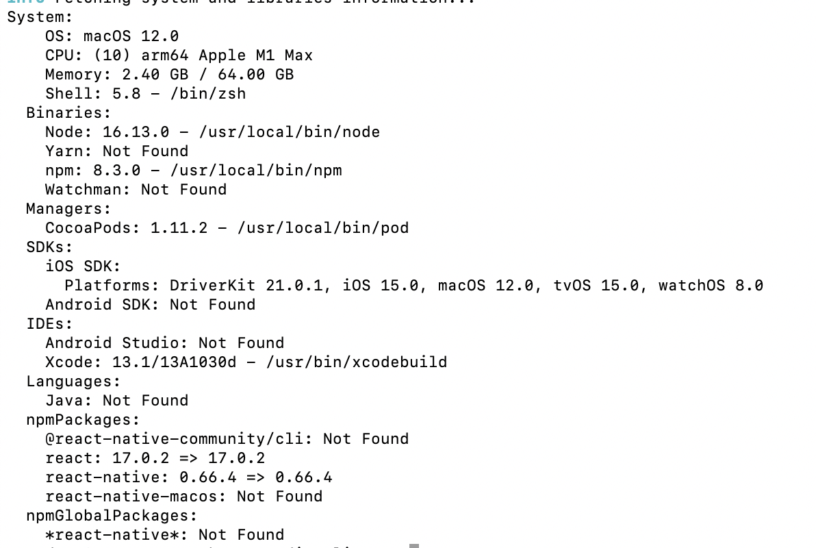 Error in iOS libraries "library not found for -lRNSVG " · Issue #1469 · software-mansion/react ...