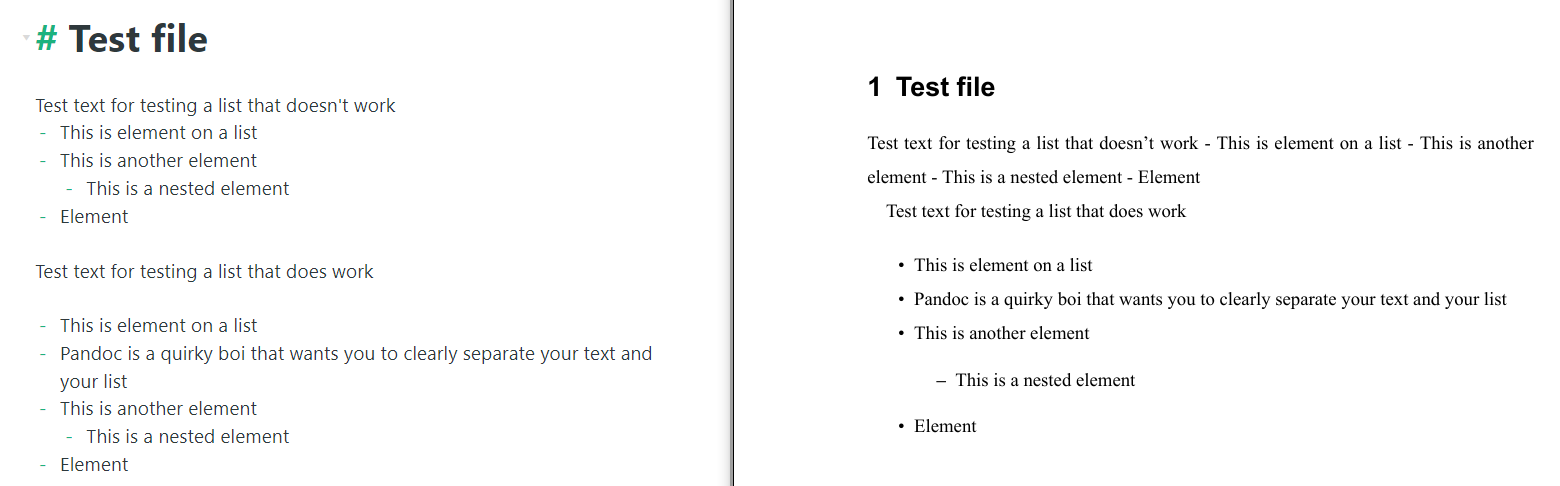 Parts of the document not correctly exported to PDF nor Word · Issue #1143 · Zettlr/Zettlr · GitHub