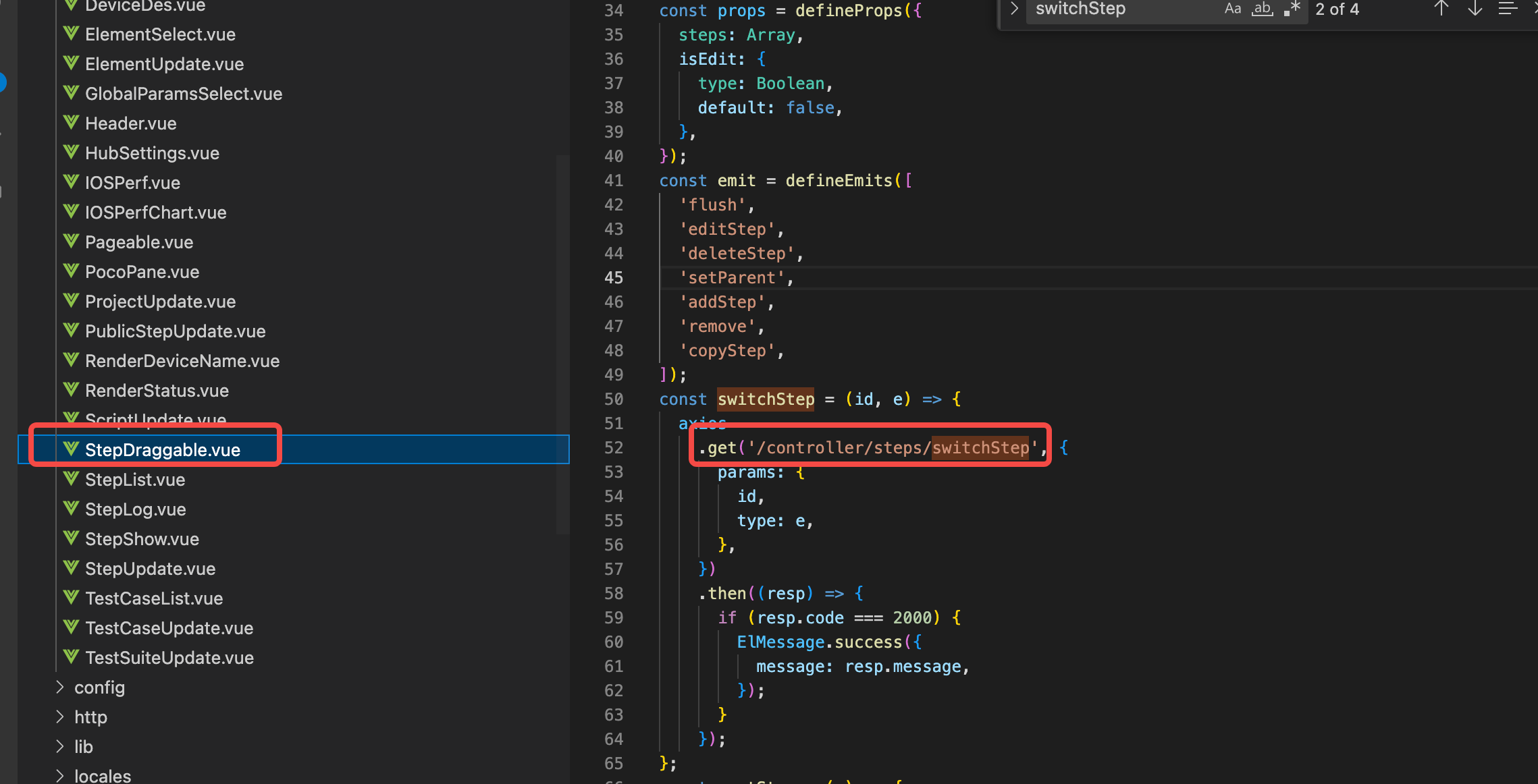 [Bug] 前端代码调用的"/controller/steps/switchStep"接口在sonic-server未实现 · Issue #324 · SonicCloudOrg/sonic ...