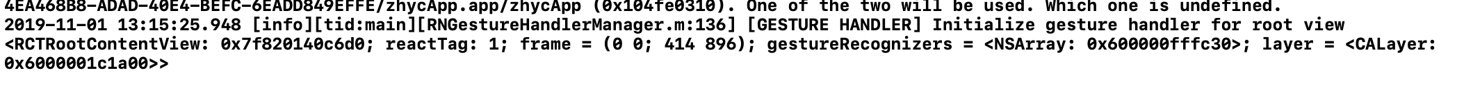 [info][tid:main][RNGestureHandlerManager.m:136] [GESTURE HANDLER ...