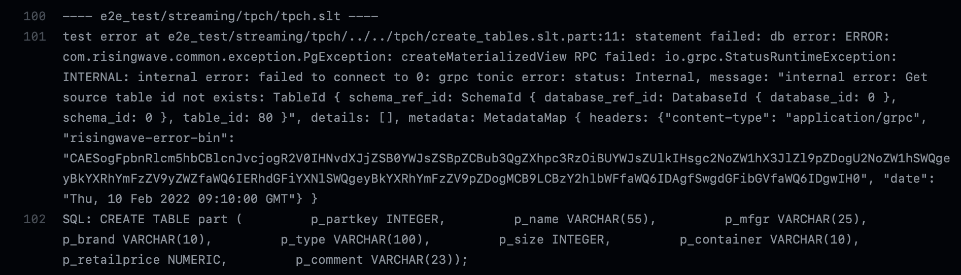table_v2: occasional creating error "base table not exists" · Issue #230 · risingwavelabs ...