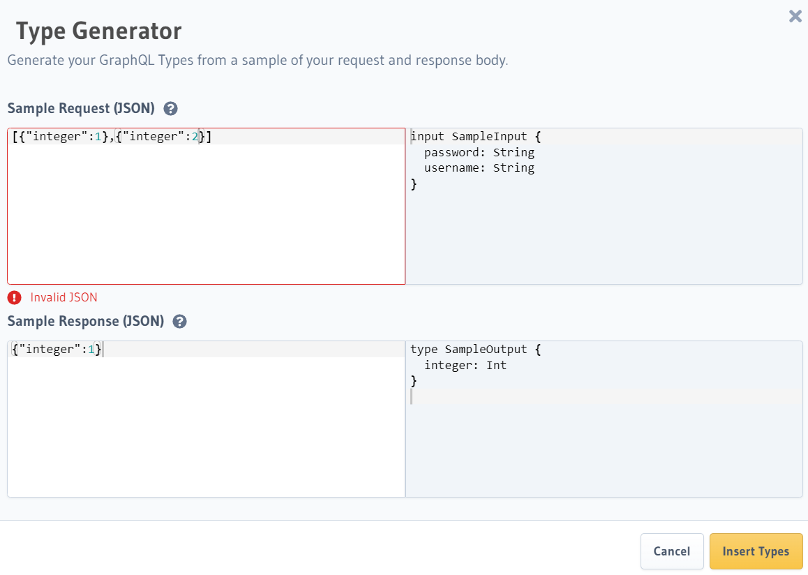 "From JSON" type generator fails to parse arrays. · Issue #9987 · hasura/graphql-engine · GitHub