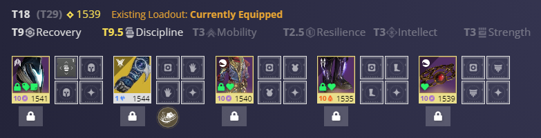 Already selected mods in the Loadout Optimizer aren't respected when switching mod type windows ...